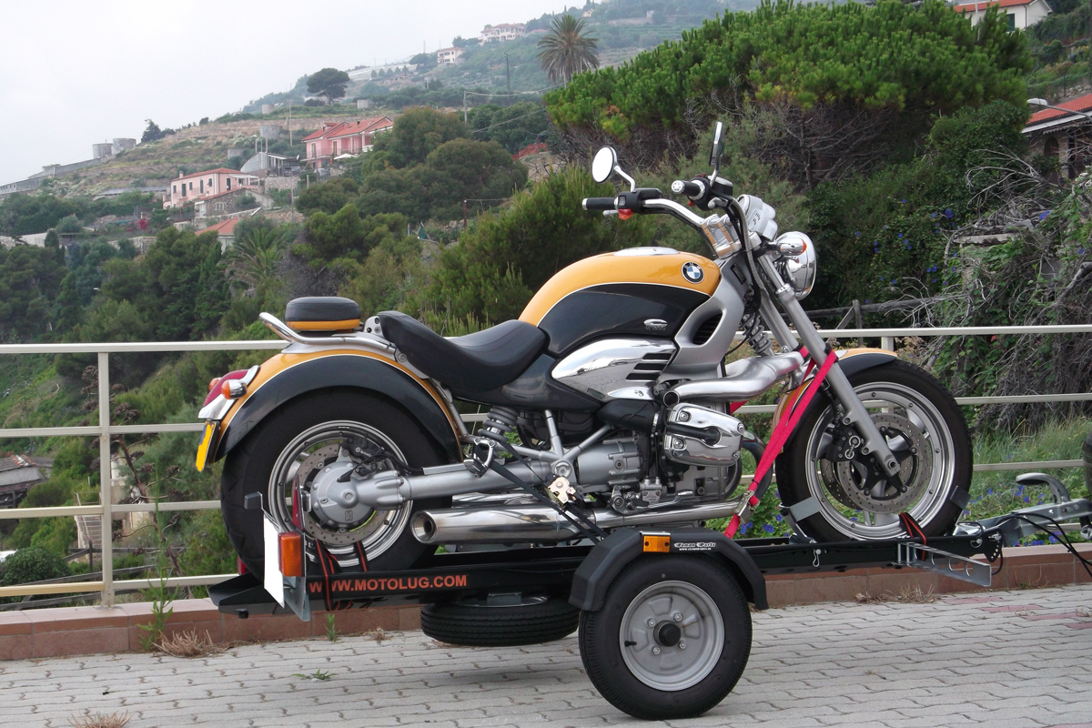 Motolug Deutschland, zusammenklappbare Motorradanhänger - Foto gallery